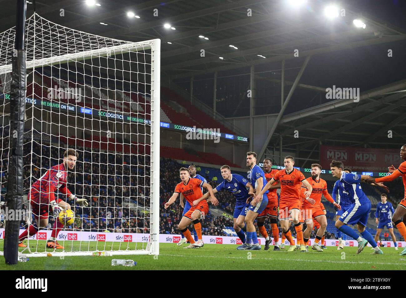 Cardiff, UK. 09th Dec, 2023. Dimitrios Goutas of Cardiff City (4 ...