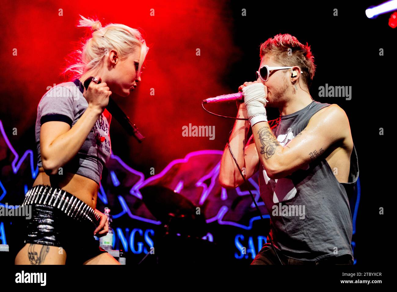 Italy 8 December 2023 Wargasm - Sam Matlock and Rachel Hastings "Milkie ...