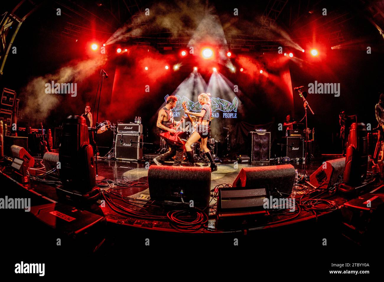 Italy 8 December 2023 Wargasm - Sam Matlock and Rachel Hastings "Milkie ...