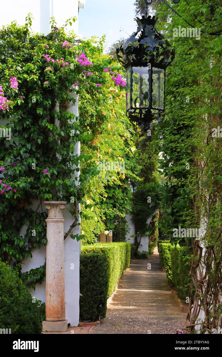 Alcázar fortress of the Christian Monarchs in Córdoba, Spain Stock ...