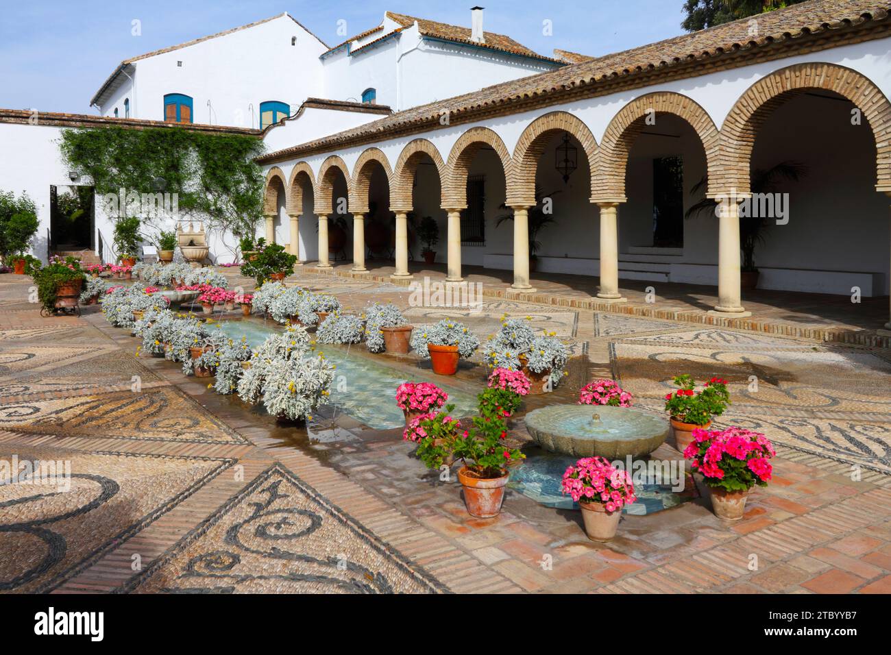 Alcázar fortress of the Christian Monarchs in Córdoba, Spain Stock ...