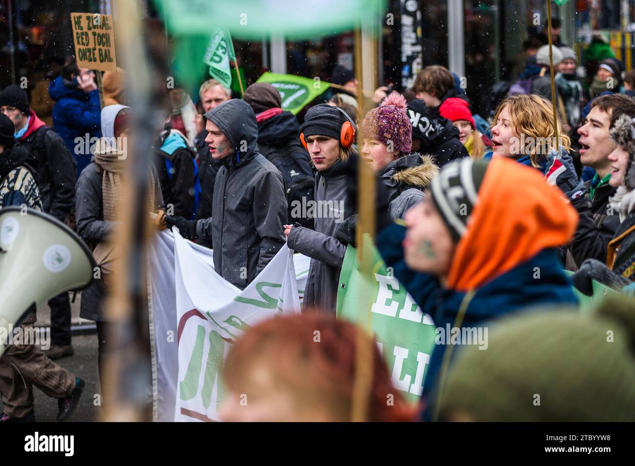 Demonstration for the climate in Brussels - Participants demand action ...