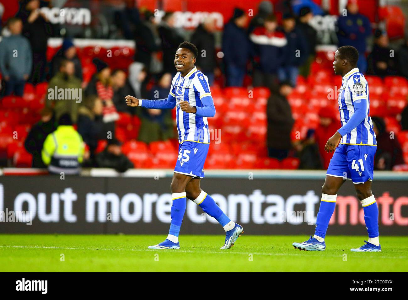 bet365 Stadium, Stoke, England - 9th December 2023 Goalscorer Anthony ...