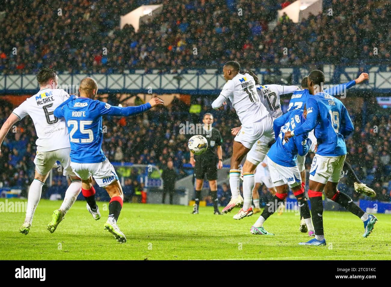 Glasgow, UK. 09 Dec 23. Glasgow, UK. Rangers play Dundee at Ibrox ...