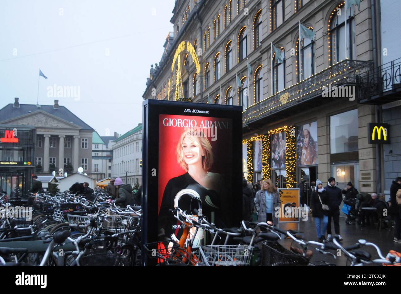 Copenhagen, Denmark /09 December 2023 /Chrimss decoaration of magasin ...