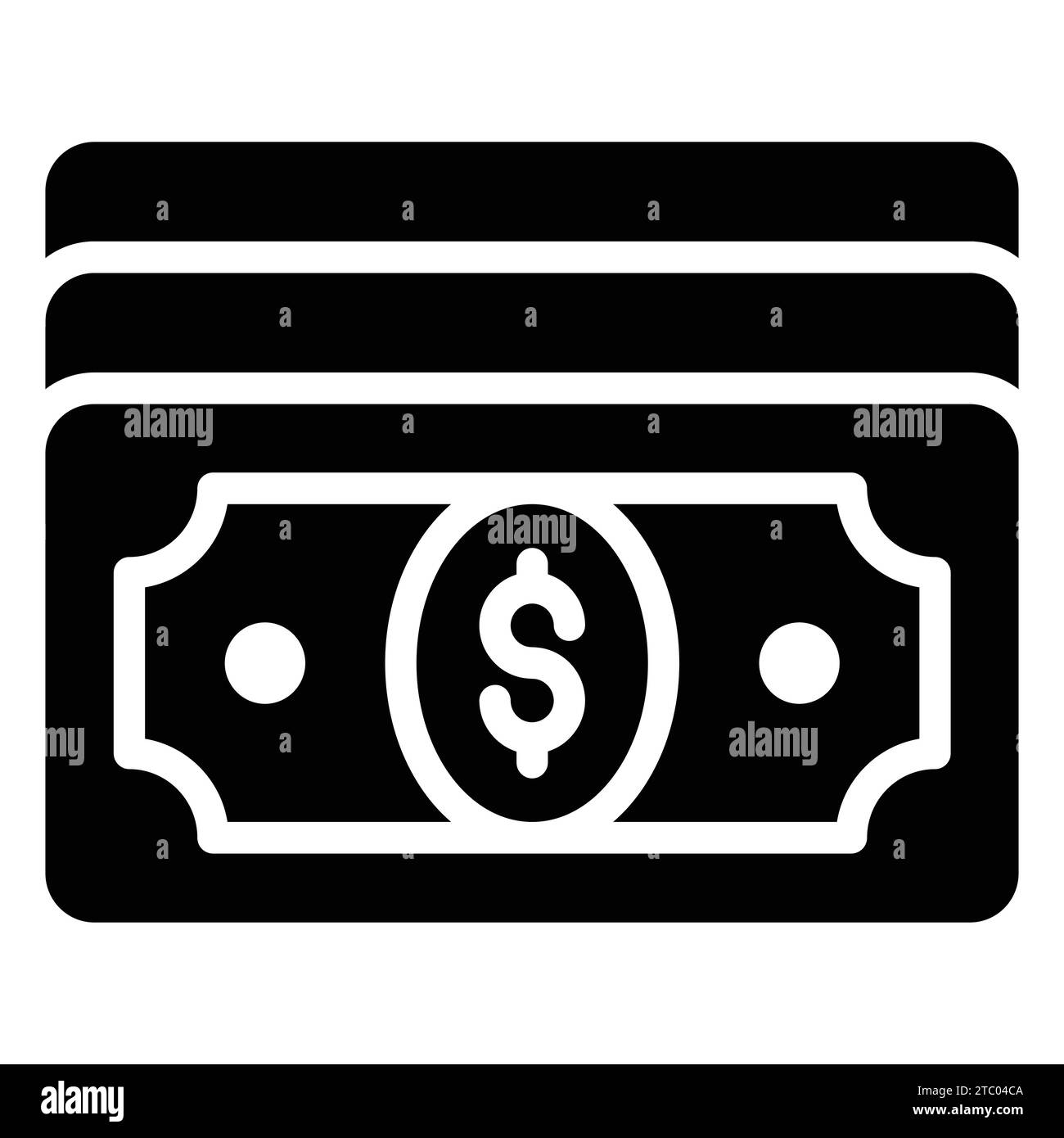 Banknotes coins cash Stock Vector Images - Alamy