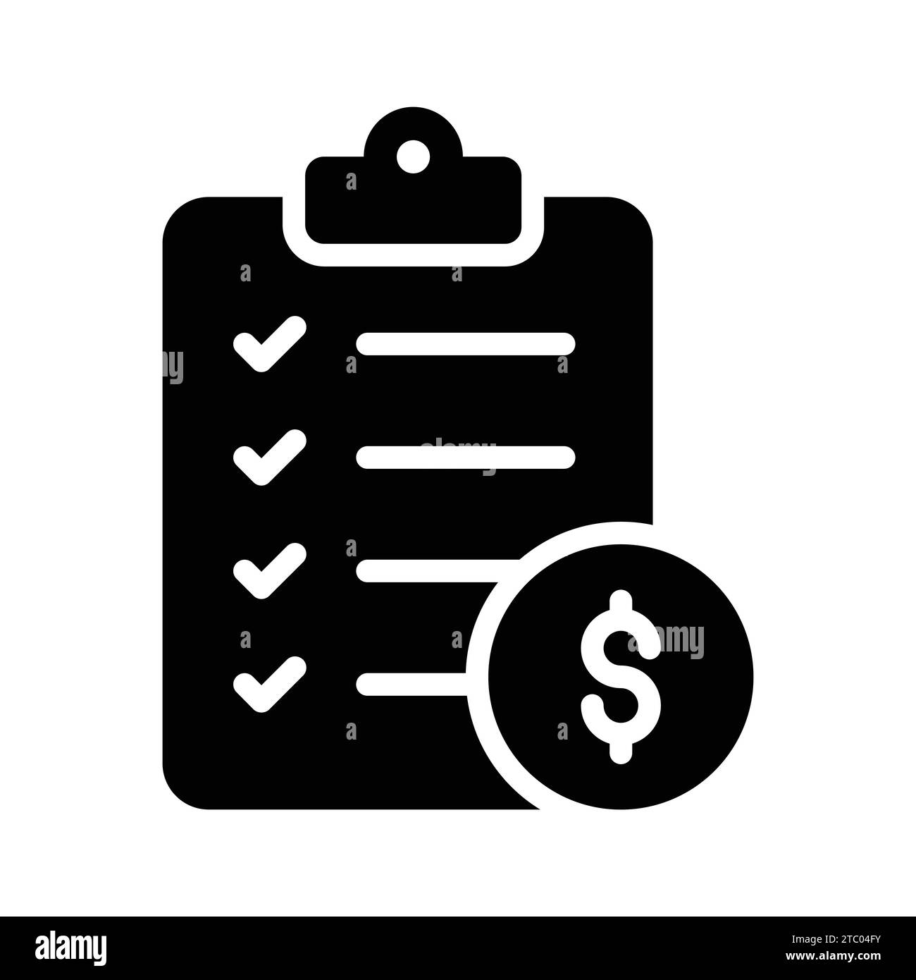 Fintech icon budget report hi-res stock photography and images - Alamy
