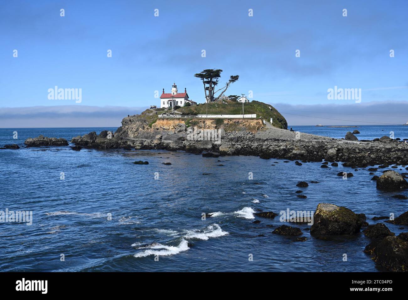 Crescent City, CA, USA - July 24, 2023: lighthouse Battery Point Light ...