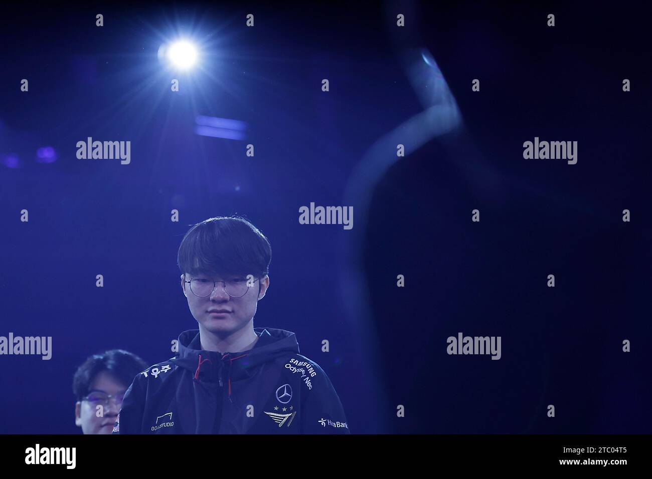 Berlin, Germany. 09th Dec, 2023. Lee "Faker" Sang-Hyeok from the T1 ...