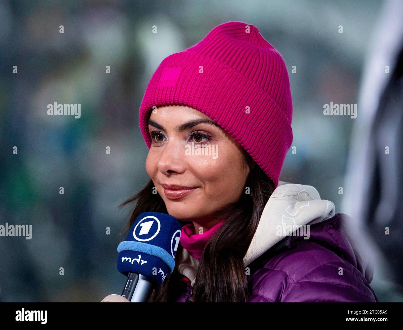 Lea Wagner (ARD Sportschau TV Moderatorin, Sportjournalistin), GER, FIS ...