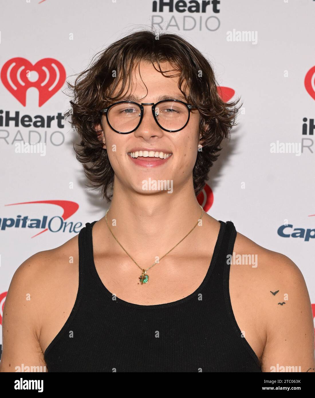 New York, USA. 09th Dec, 2023. David Kushner attends iHeartRadio z100's Jingle Ball 2023 at ...