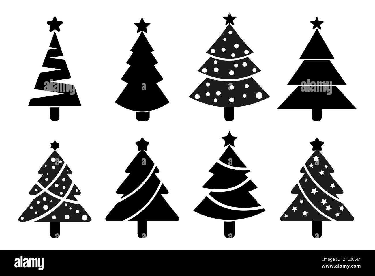 Cutting christmas tree clipart hi-res stock photography and images - Alamy