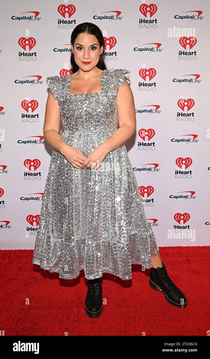 New York, USA. 09th Dec, 2023. Gina Naomi Baez attends iHeartRadio z100 ...