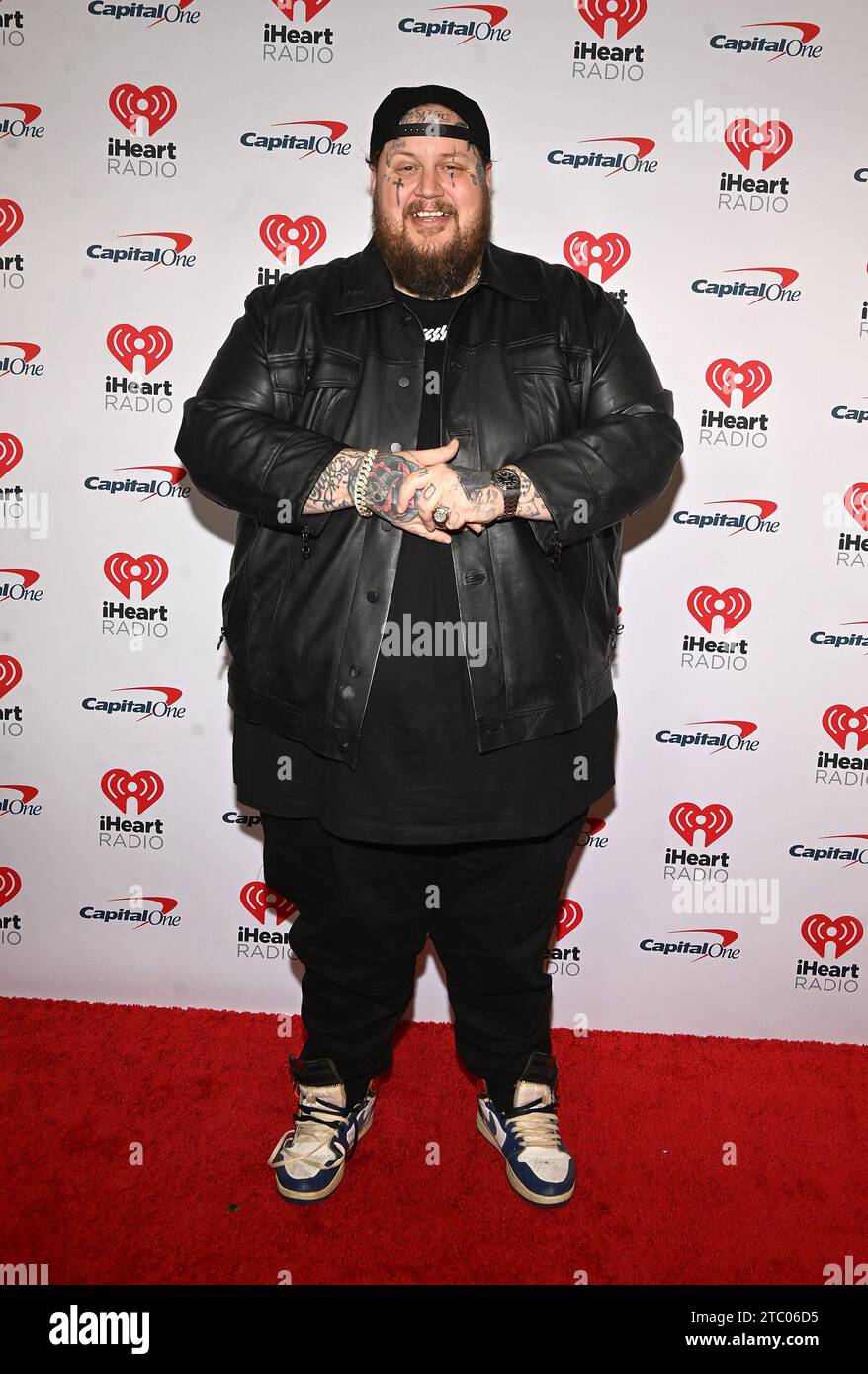 Jelly Roll attends iHeartRadio z100's Jingle Ball 2023 at Madison Square Garden on December 08 ...