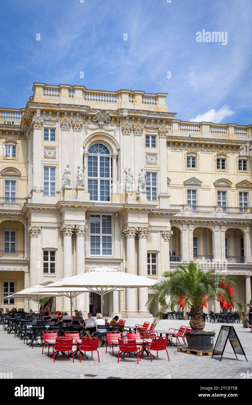 Berlin, Germany - July 24, 2023: Royal imperial palace Humboldt Forum ...