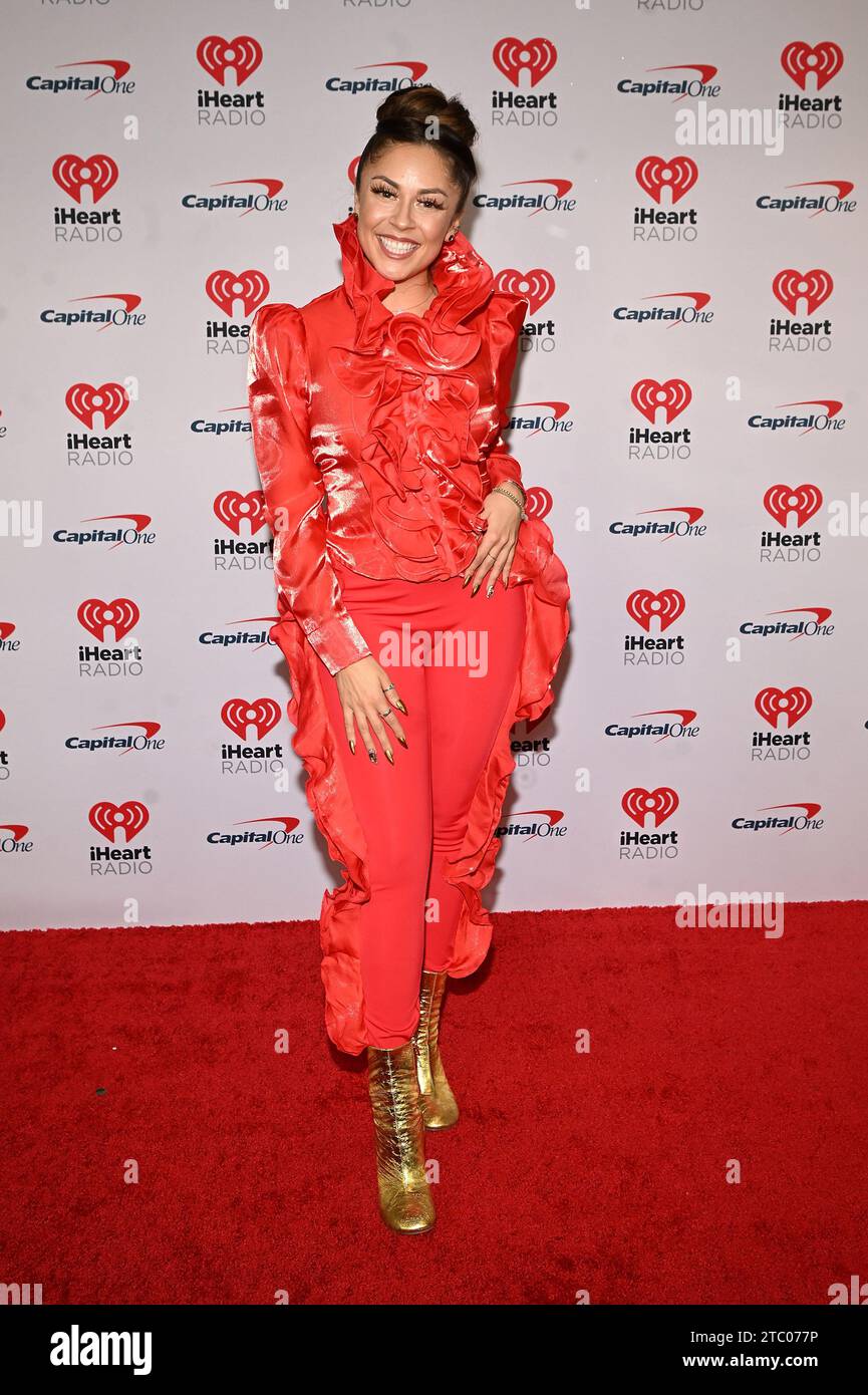 Crystal Rosas attends iHeartRadio z100's Jingle Ball 2023 at Madison ...