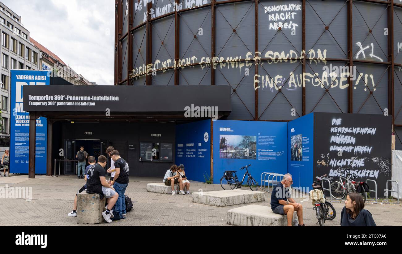 Berlin, Germany - July 24, 2023: Temporary Panorama Installation of ...