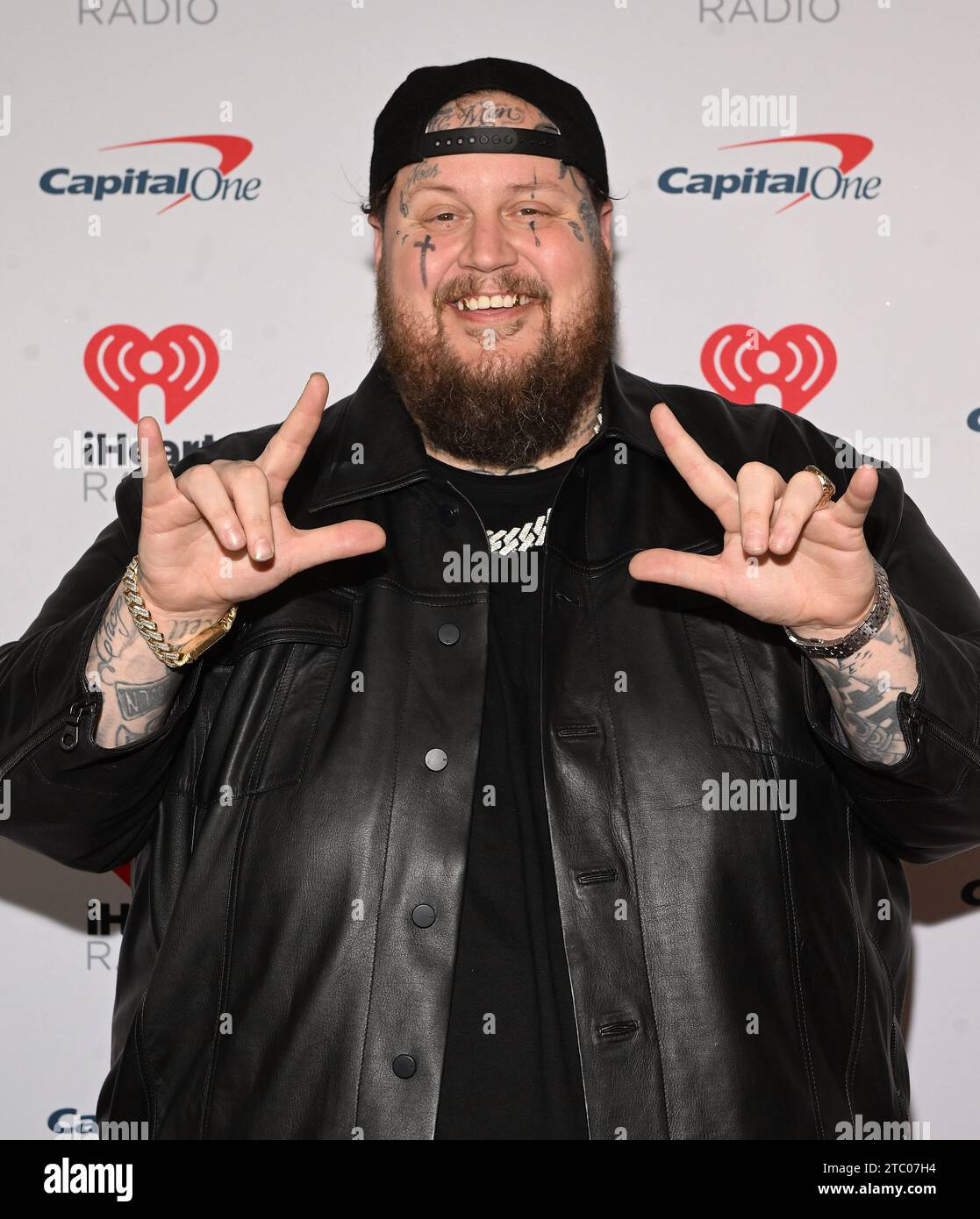 New York, USA. 09th Dec, 2023. Jelly Roll attends iHeartRadio z100's Jingle Ball 2023 at Madison ...