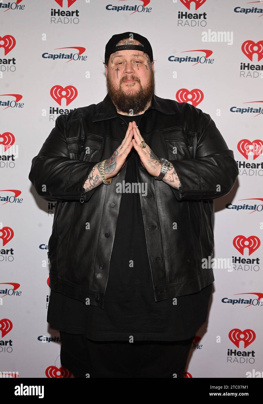 New York, USA. 09th Dec, 2023. Jelly Roll attends iHeartRadio z100's Jingle Ball 2023 at Madison ...