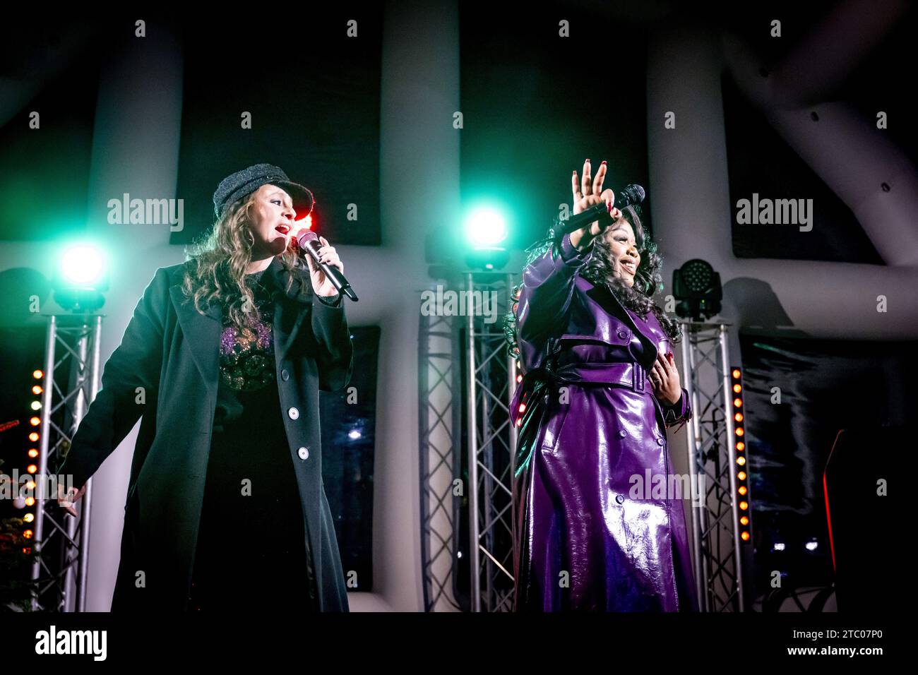 IJSSELSTEIN - The lights in the 'largest Christmas tree in the ...