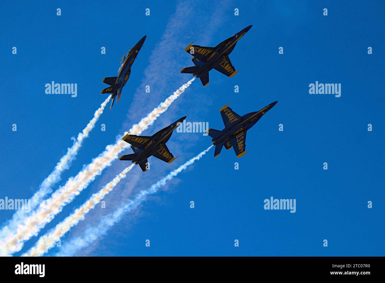 The Navy's Blue Angels from an Air Show in Colorado Stock Photo - Alamy