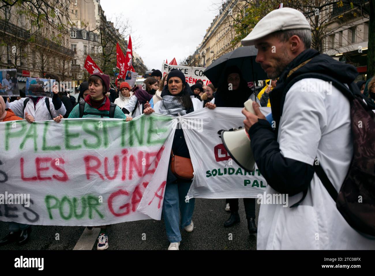 Paris, France, France. 9th Dec, 2023. In a powerful demonstration of ...