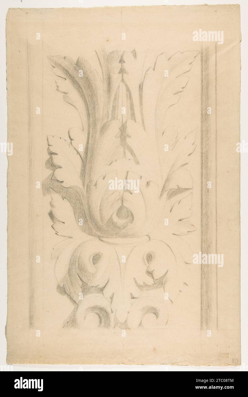 Architectural Motif: Double Acanthus Fleuron 1984 by Georges Seurat ...