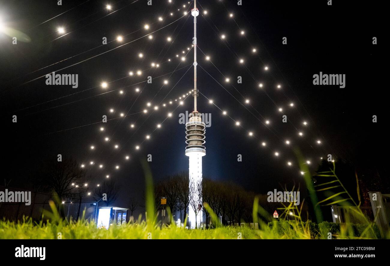 IJSSELSTEIN - The lights in the 'largest Christmas tree in the ...
