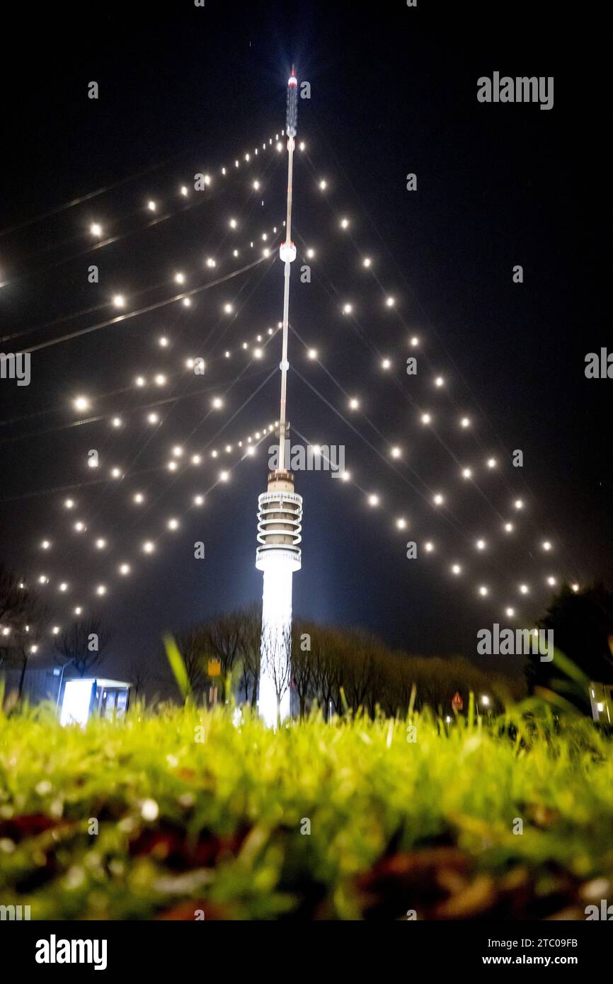 IJSSELSTEIN - The lights in the 'largest Christmas tree in the ...
