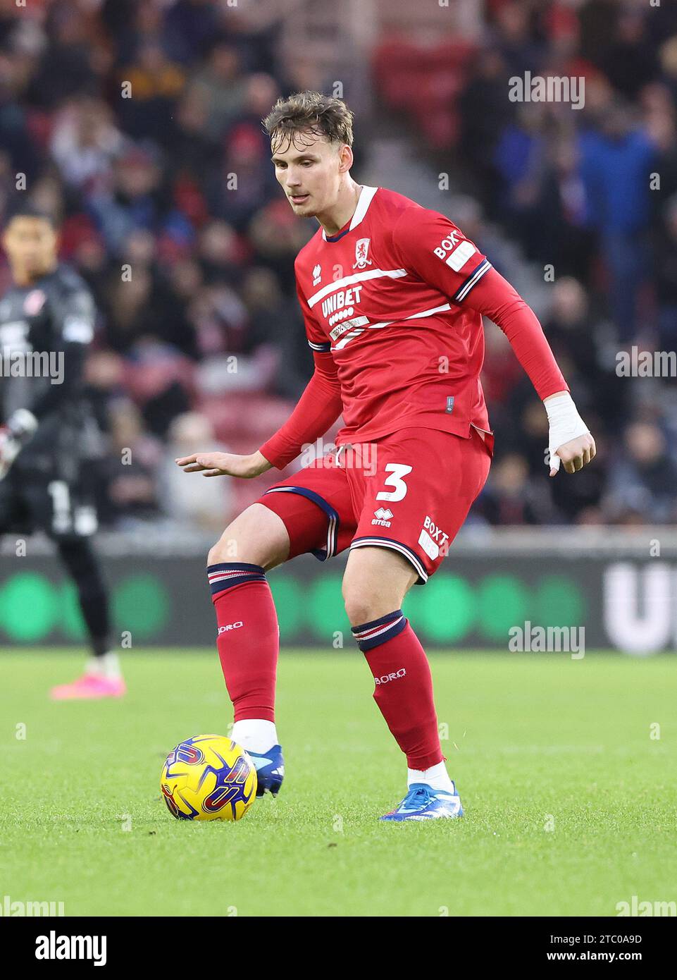 Rav van den Berg of Middlesbrough during the Sky Bet Championship match ...