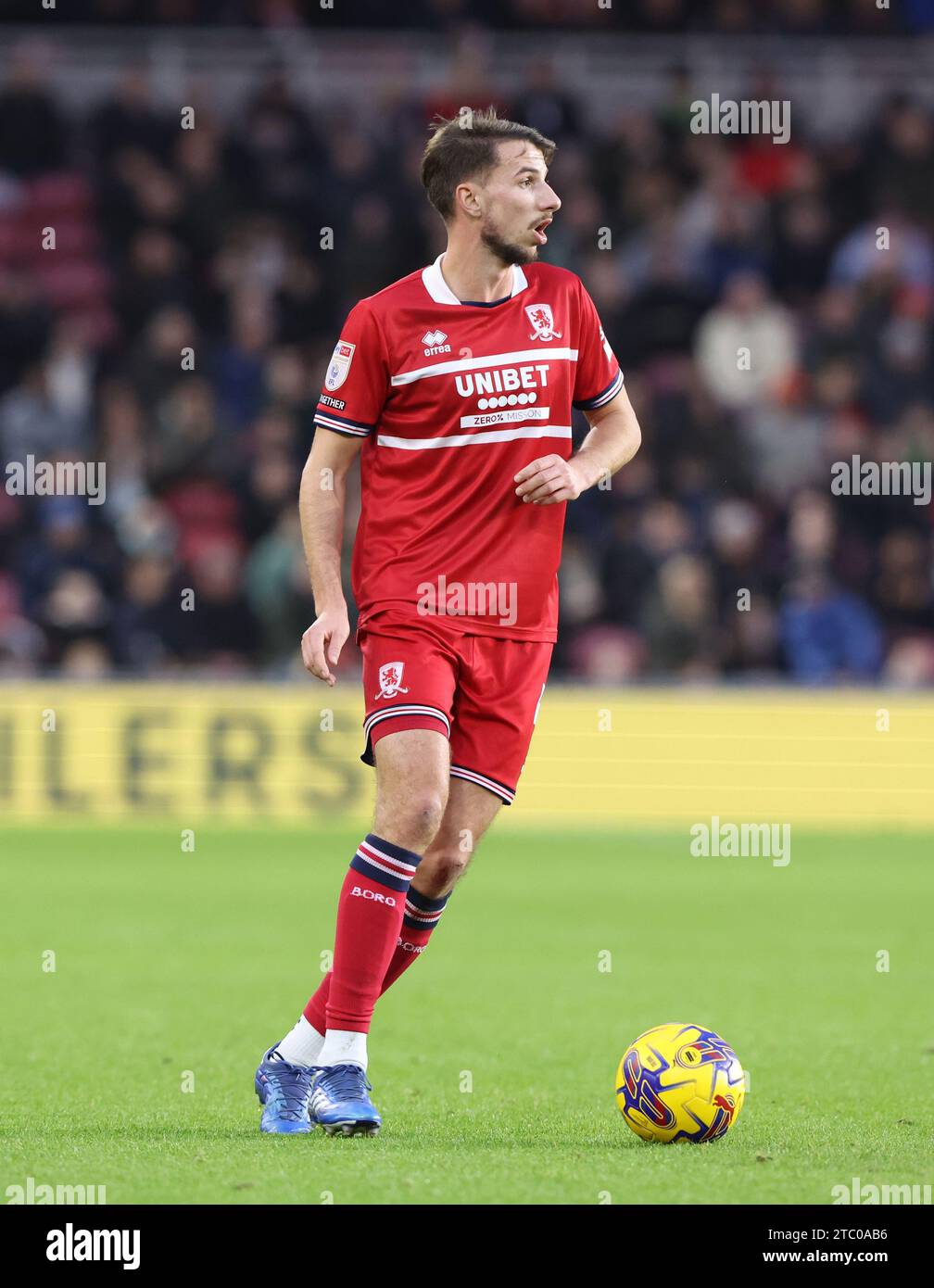 Dan Barlaser of Middlesbrough during the Sky Bet Championship match ...