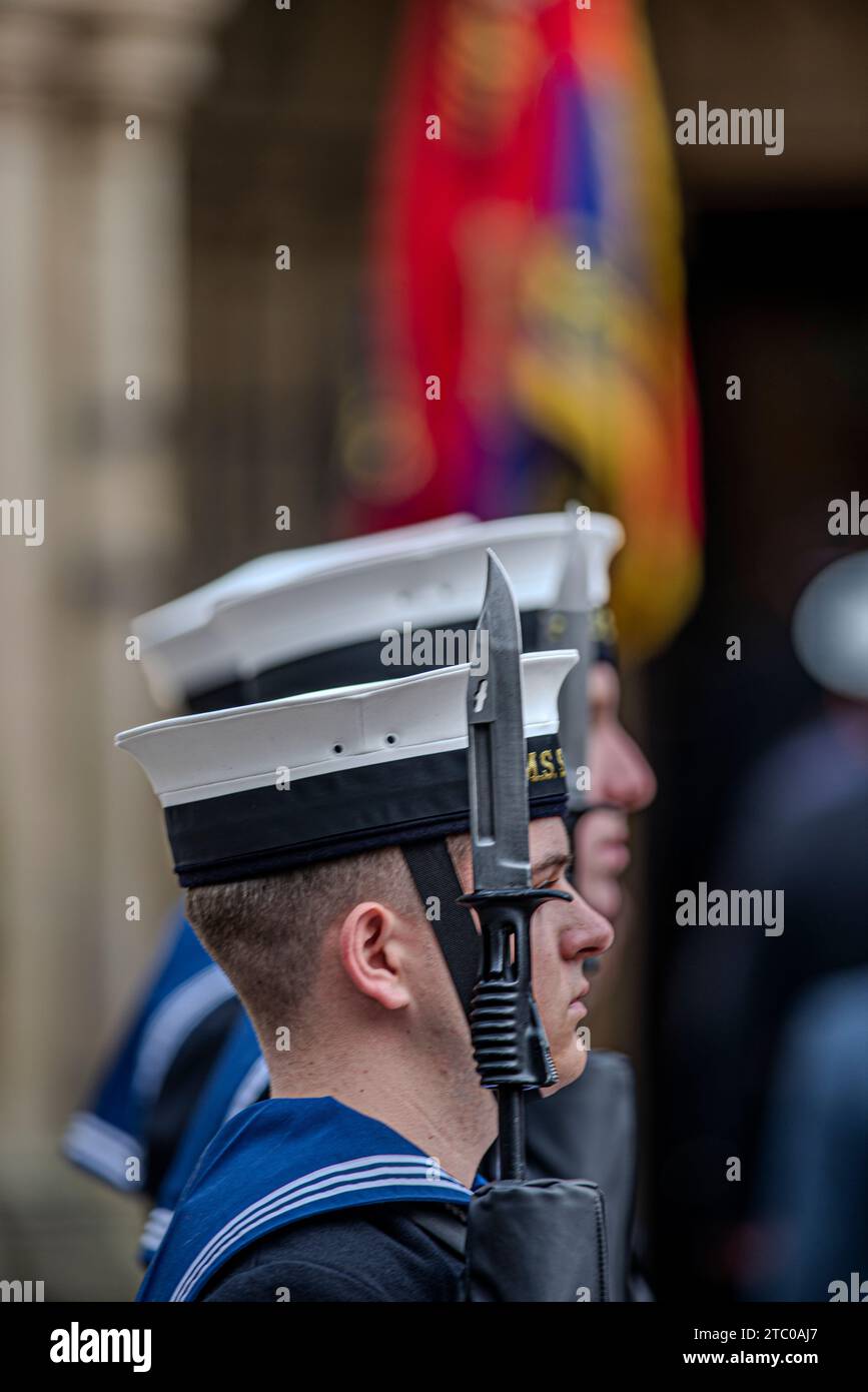 The Royal British Legion launches the Poppy Appeal in Truro, Cornwall ...