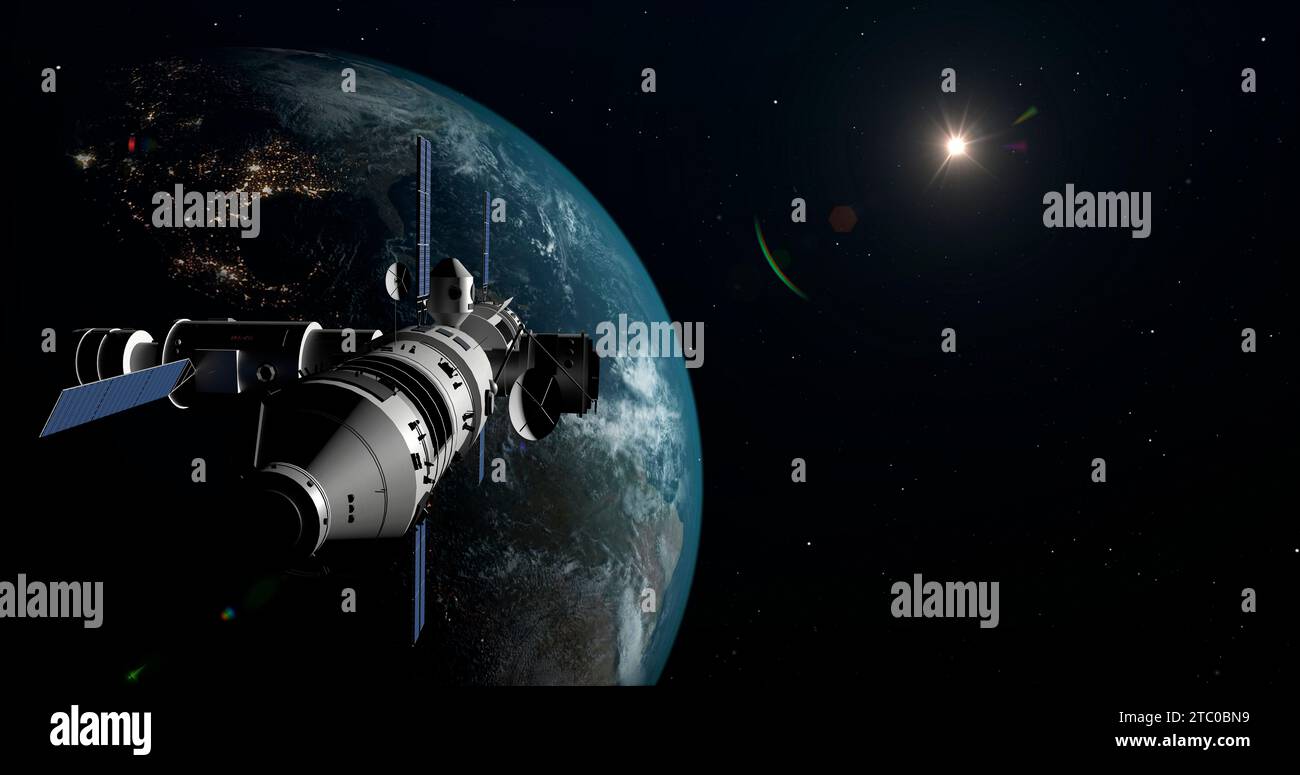 View earth spaceship international space hi-res stock photography and ...