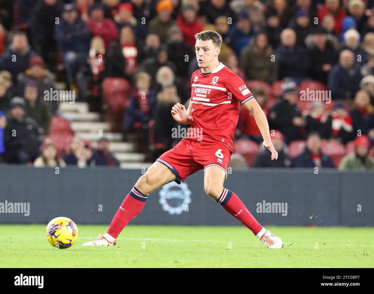 Dael Fry of Middlesbrough during the Sky Bet Championship match ...