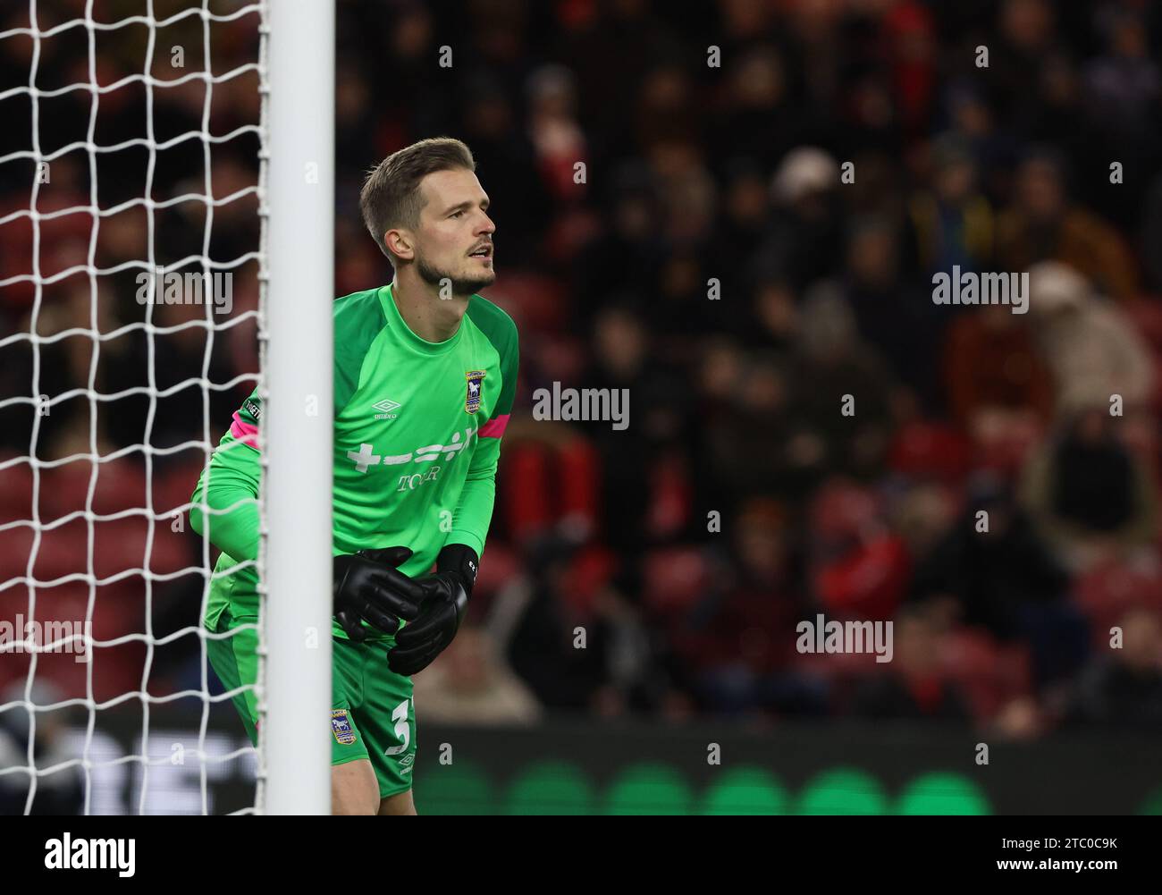 Goalkeeper Vaclav Hladky of Ipswich Townduring the Sky Bet Championship ...