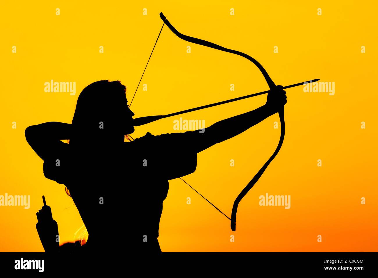 the archer whose arm appears to be and Stock Photo - Alamy