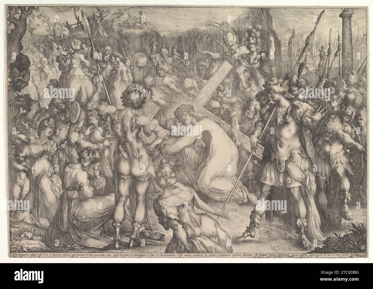 Christ Carrying the Cross 1949 by Jacques Bellange Stock Photo - Alamy