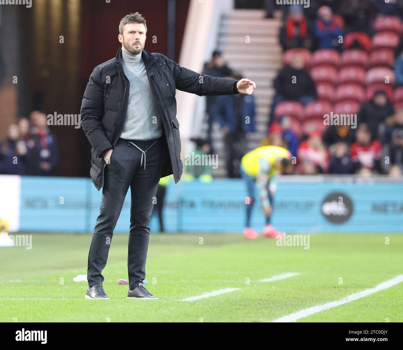 Michael Carrick manager of Middlesbrough during the Sky Bet ...