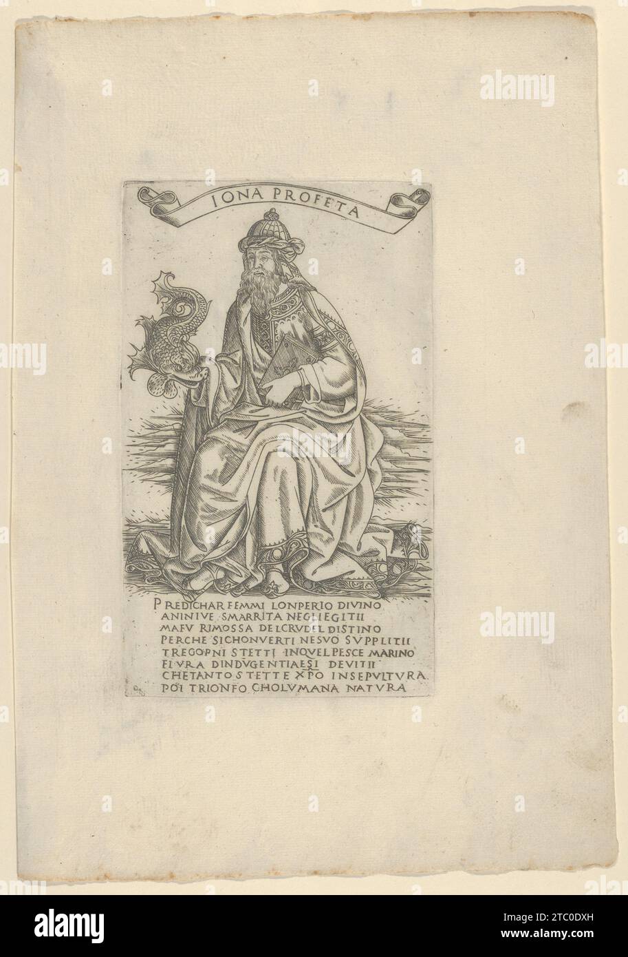 The Prophet Jonah, from "Prophets and Sibyls" 1929 by Francesco ...