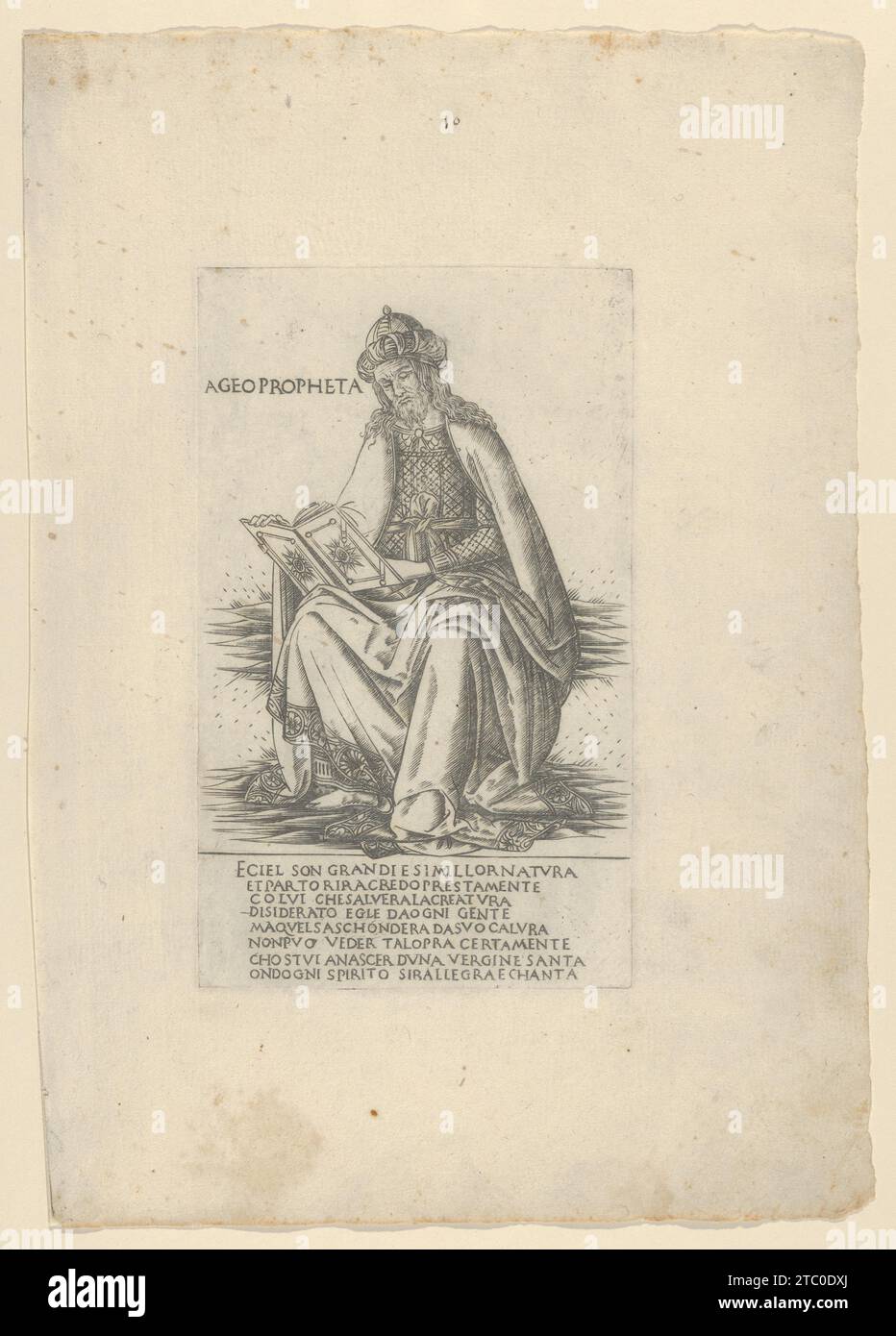 The Prophet Haggai, from Prophets and Sibyls 1929 by Francesco Rosselli ...