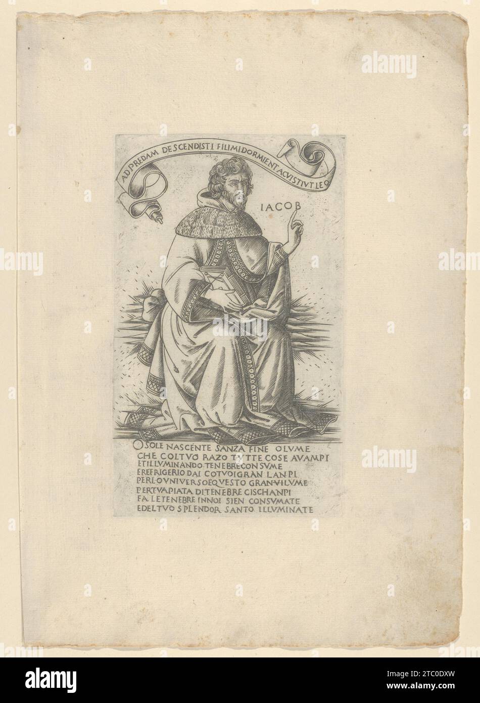 The Prophet Jacob, from "Prophets and Sibyls" 1929 by Francesco ...