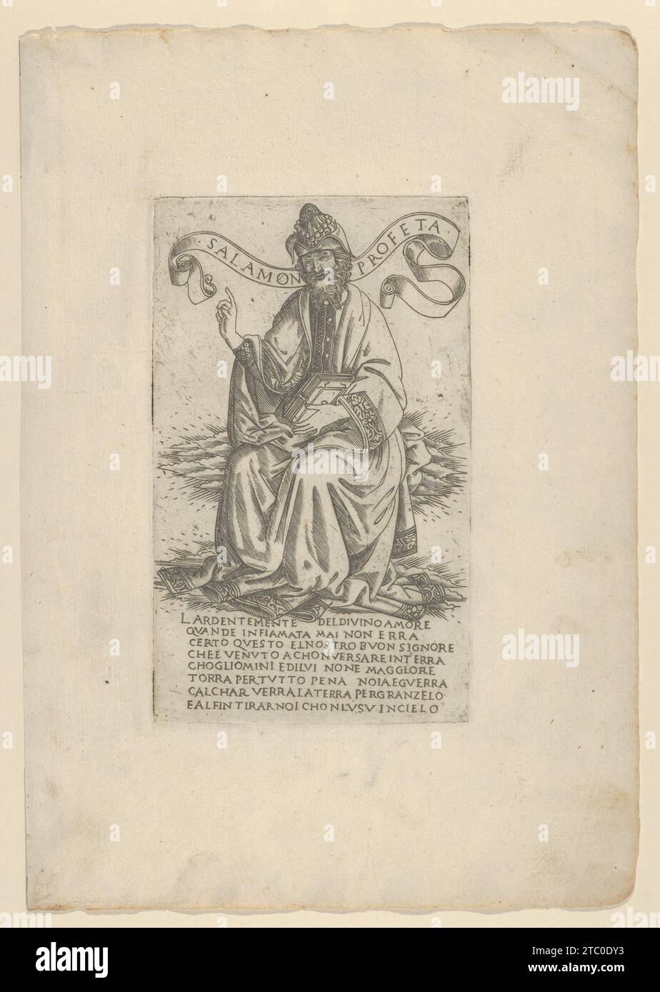 The Prophet Solomon, from Prophets and Sibyls 1929 by Francesco ...