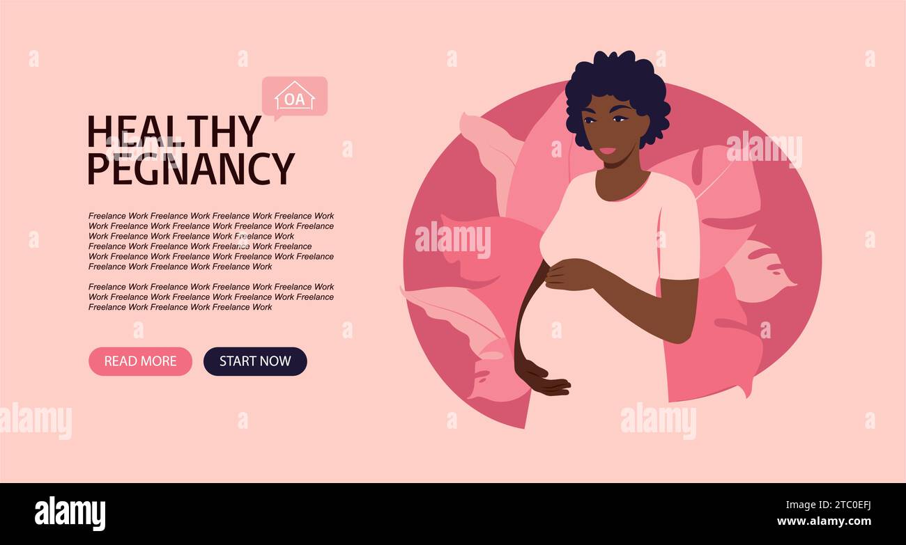 Website banner pregnancy and motherhood. Help for expectant mothers In ...