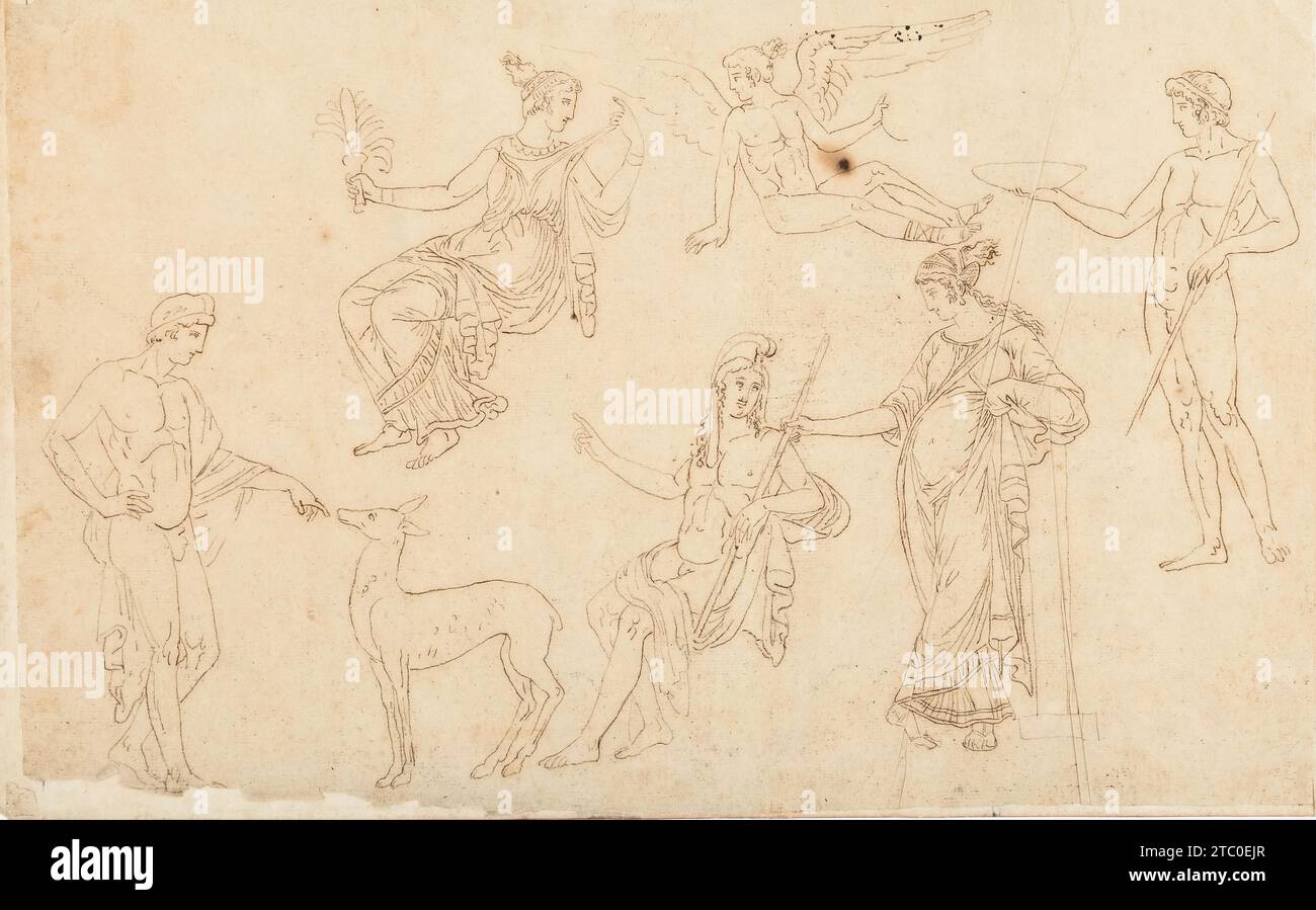 Paris and Helen (Anonymous Tracing after d Hancarville) 2022 by Jacques ...