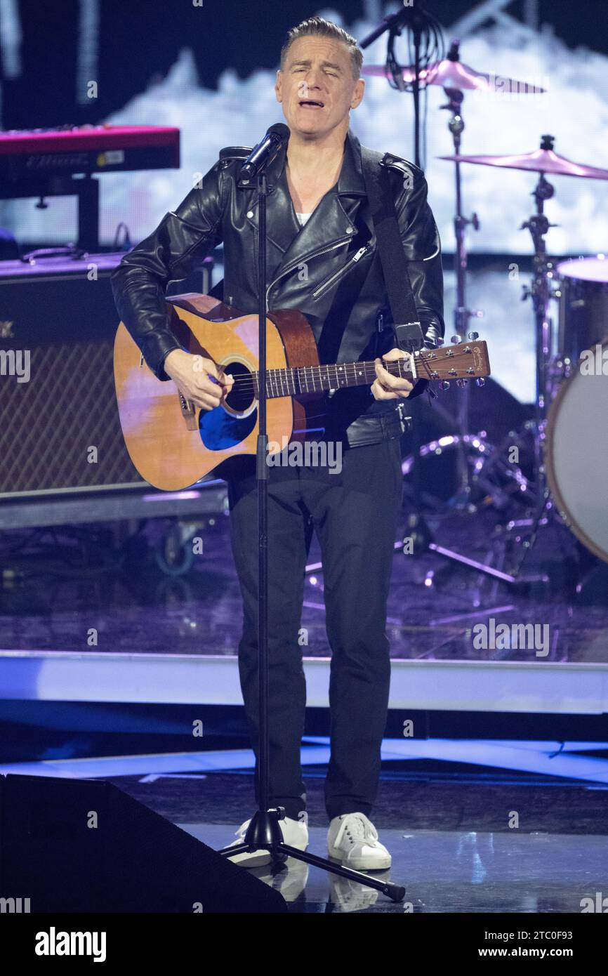 Berlin, Germany. 09th Dec, 2023. Bryan Adams, musician, sings during ...