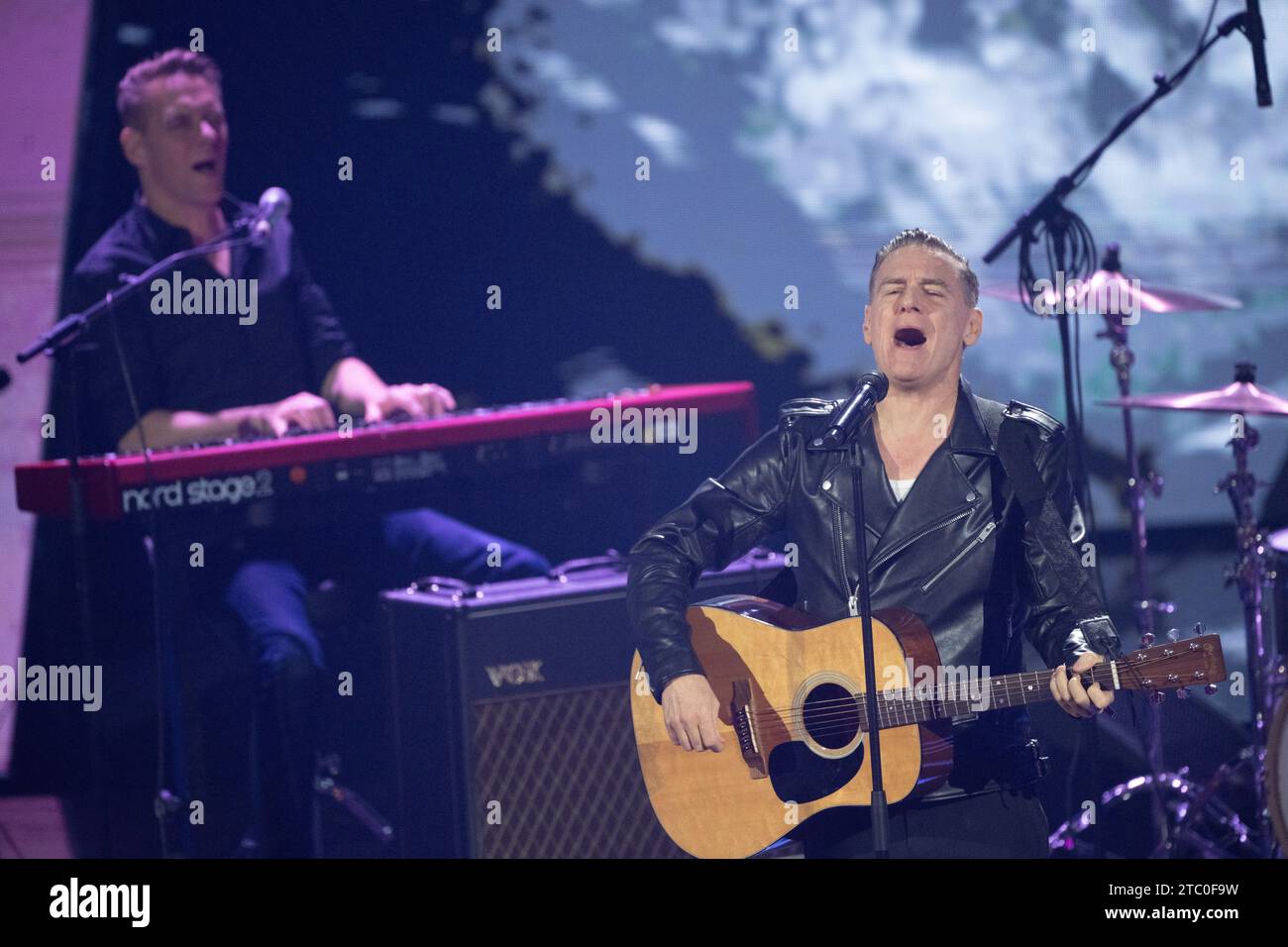 Berlin, Germany. 09th Dec, 2023. Bryan Adams, musician, sings during ...