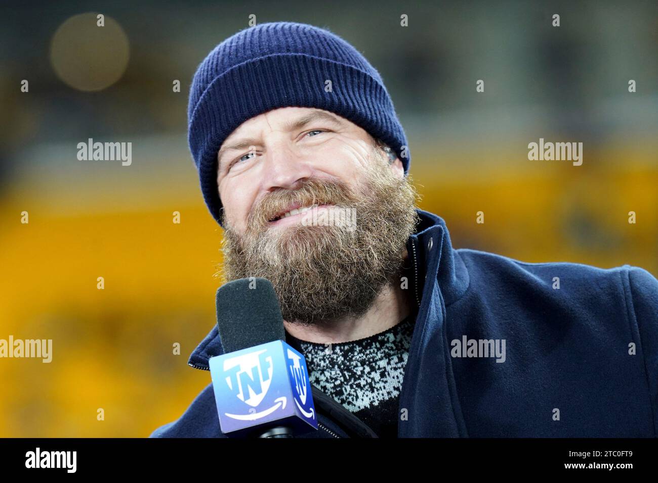 Host Ryan Fitzpatrick on set of the Amazon Prime Thursday Night ...