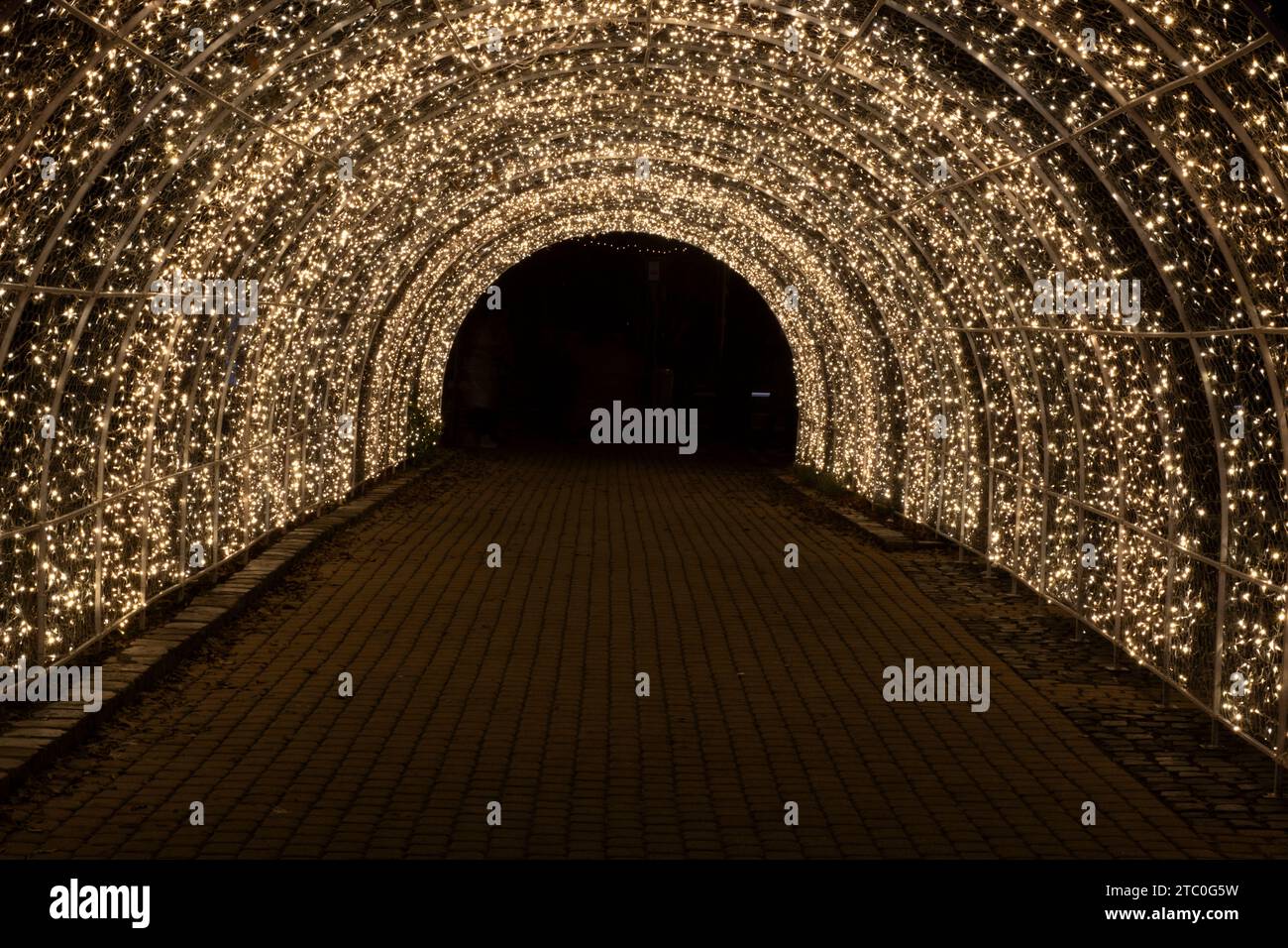Christmas decoration in Kispest Stock Photo - Alamy