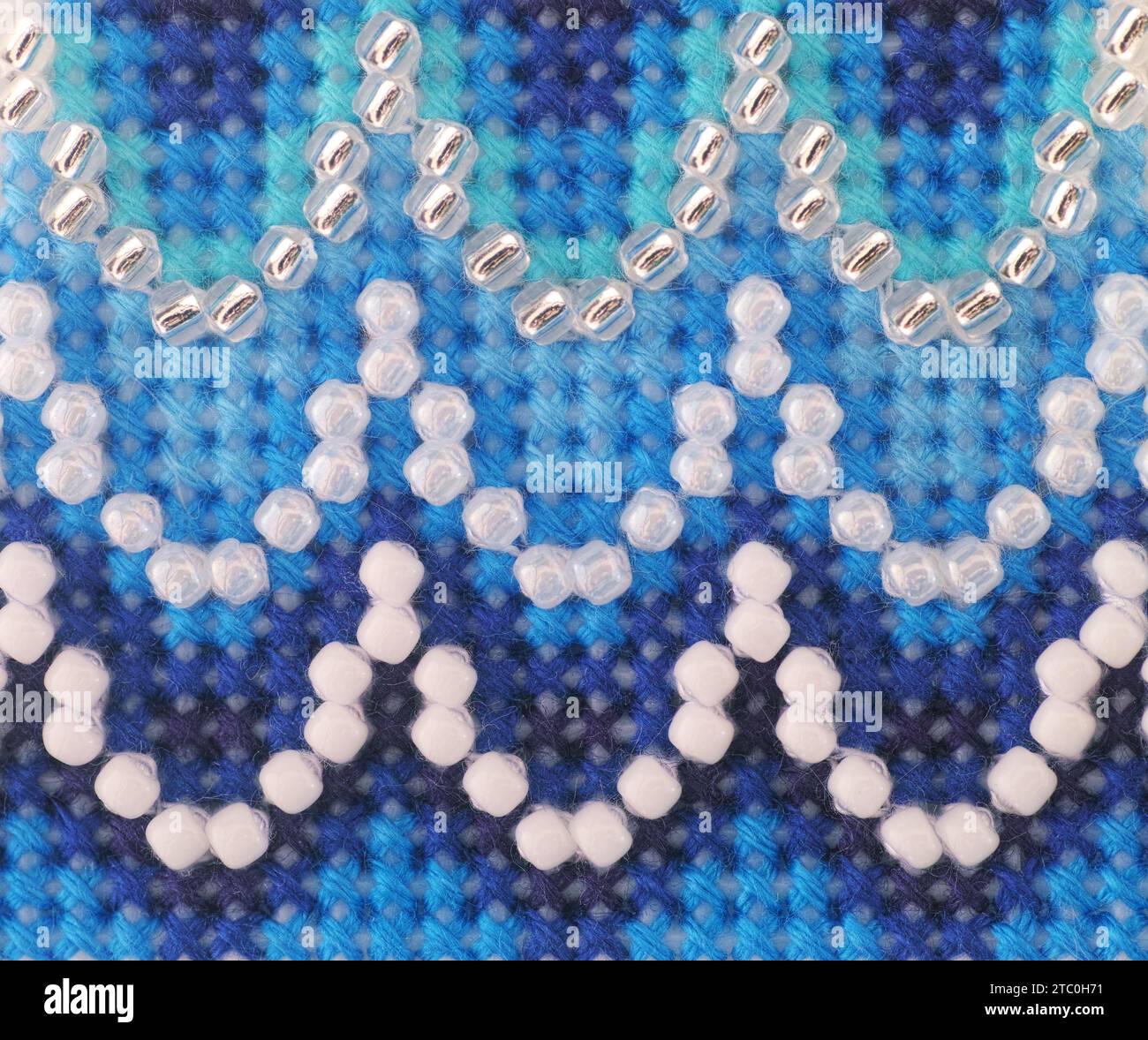 White beadwork hi-res stock photography and images - Alamy