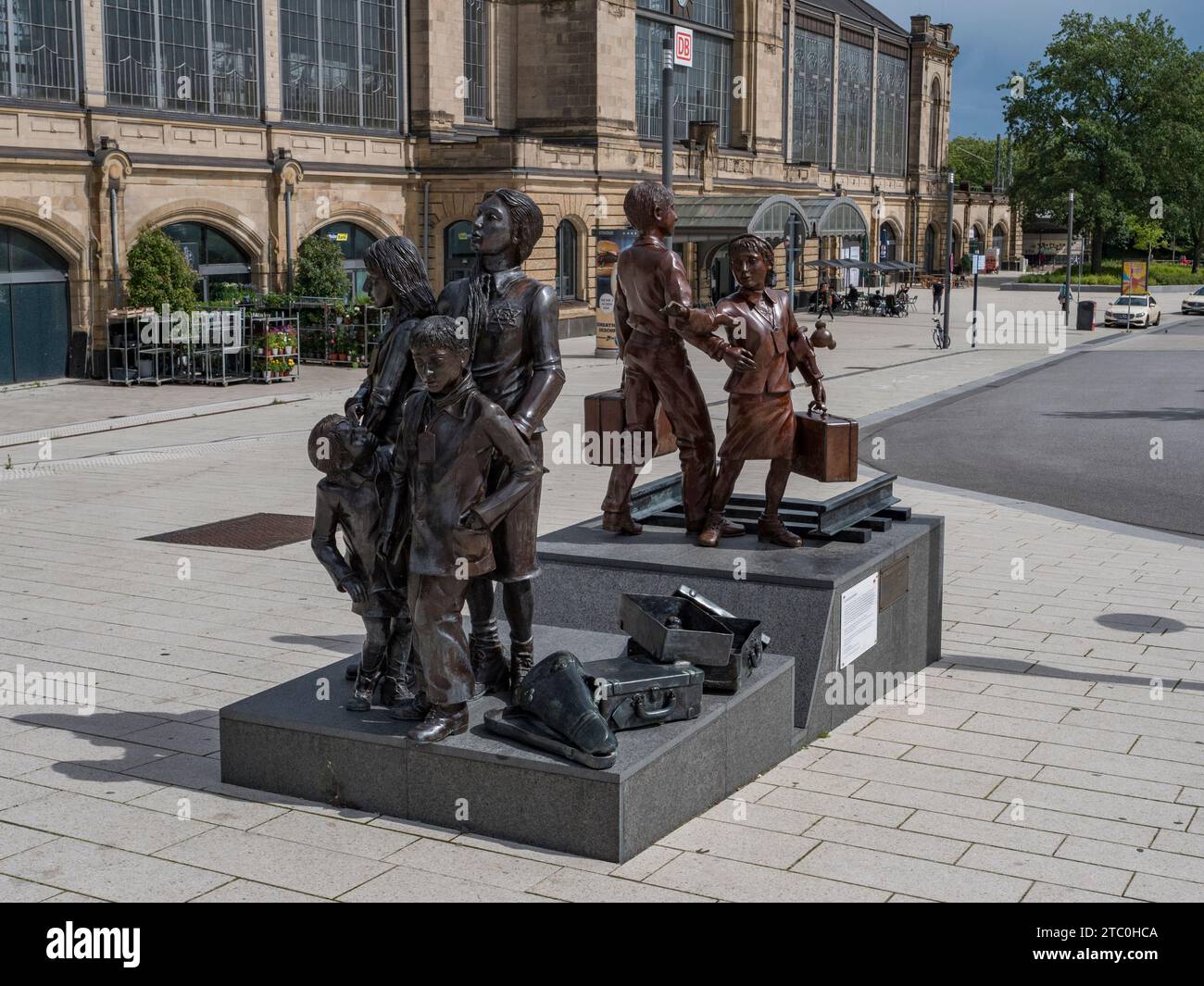 The 'Kindertransport –The Final Parting' monument by Frank Meisler ...